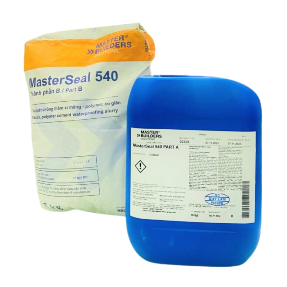 MasterSeal 540 - Chống Thấm Đàn Hồi Gốc Xi Măng 2 Thành Phần - Xây Dựng & Chống thấm Thiên Phú
